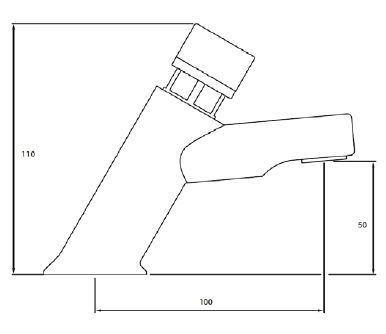 Contemporary Press Action Taps - The Sanitaryware Company