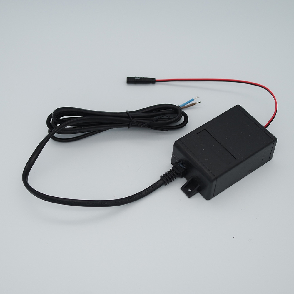 Transformer for sensor healthcare taps from battery to mains power ...