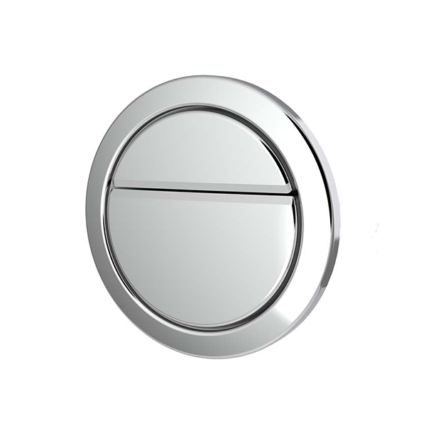 Geo Pneumatic Round Dual Push Button - The Sanitaryware Company