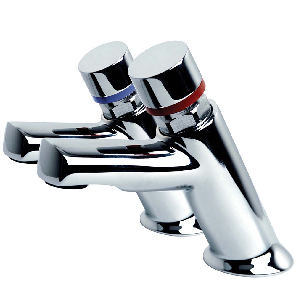 Contemporary Press Action Taps - The Sanitaryware Company
